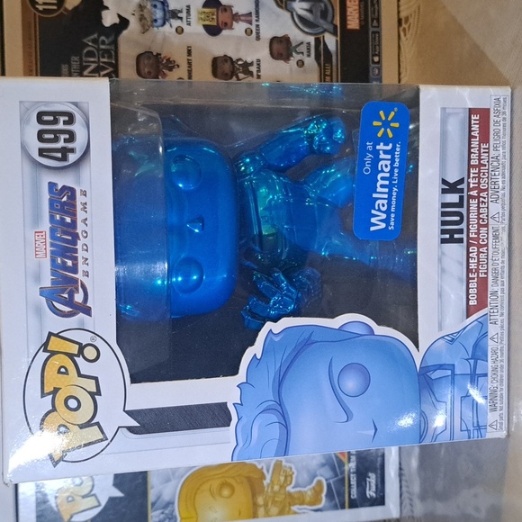 Funko | Toys | Nib Metallic Blue Hulk Funko Pop | Poshmark